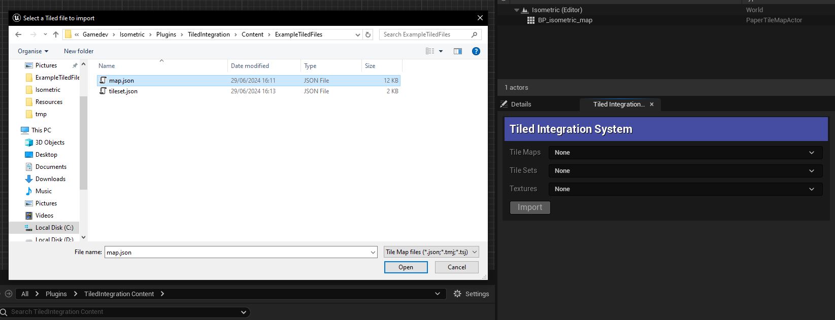 Description | Tiled Integration Plugin
